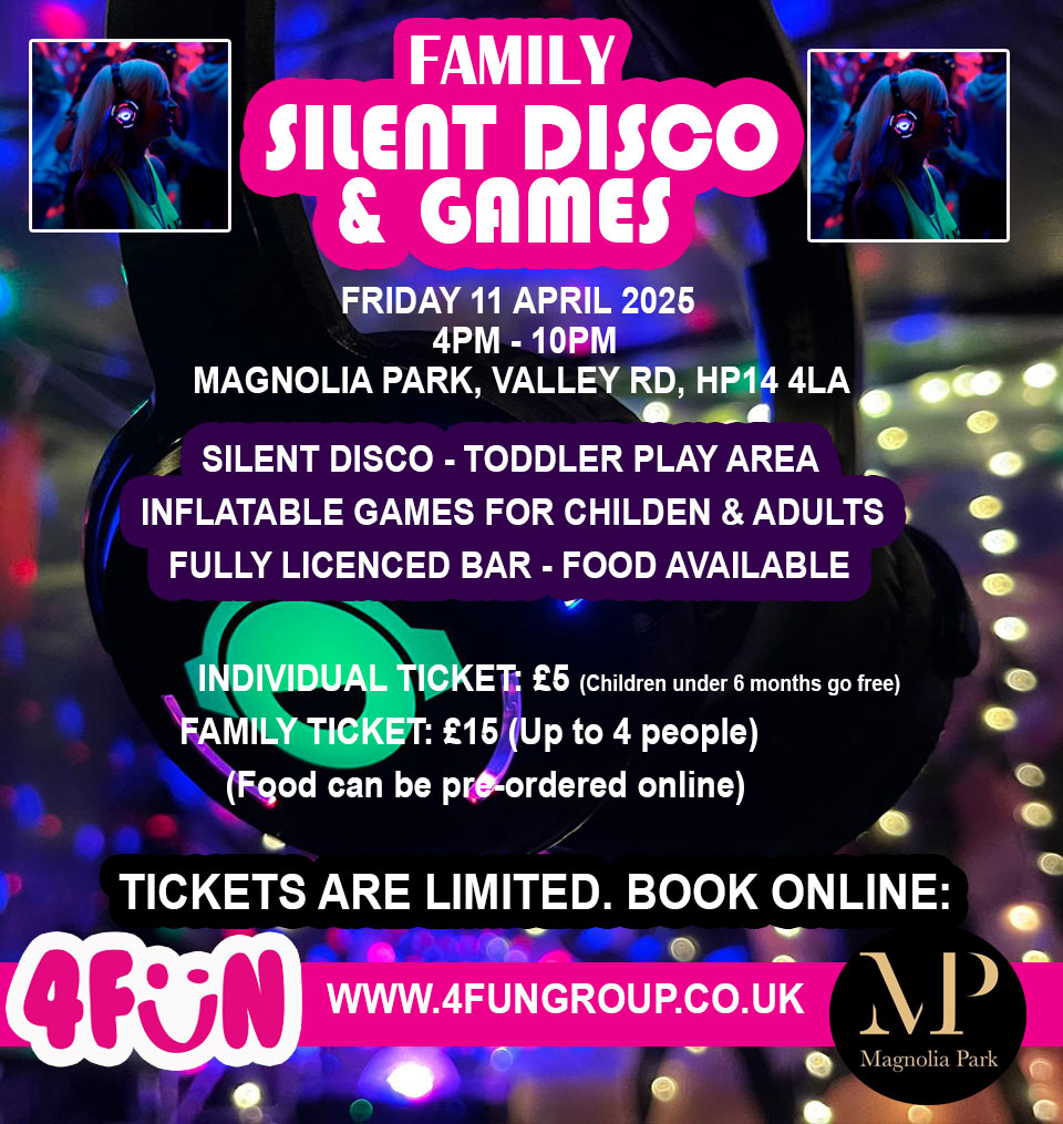 Family Silent Disco 11 April 2025 - No.1 Party & Event Hire Company in Buckinghamshire ...